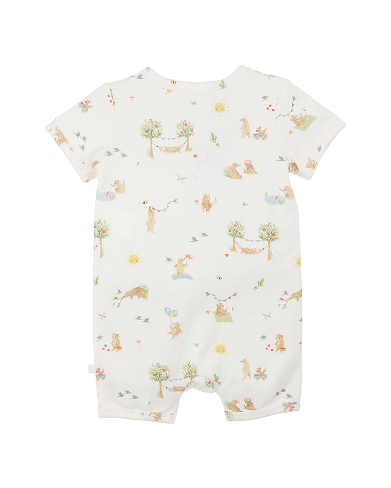 BEAR ORGANIC SS ZIPSUIT – Minihaha