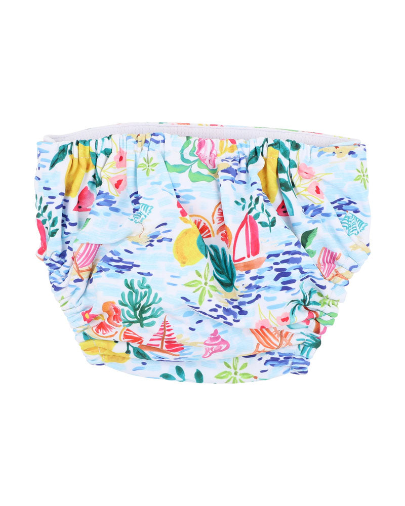 ADDISON PRINT AQUA NAPPY – Minihaha