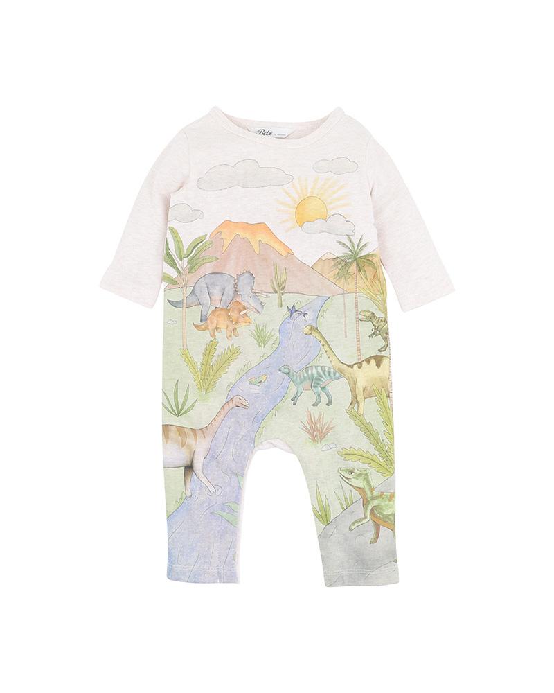 ISAAC DINOSAUR LS ROMPER – Minihaha