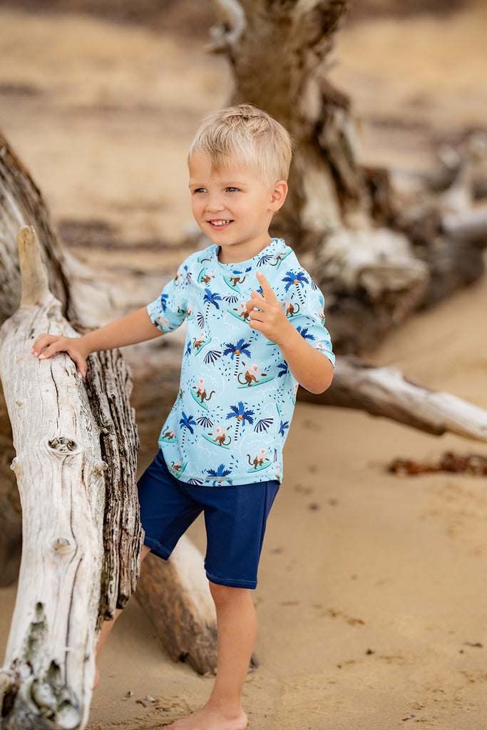 RILEY PRINT SS RASH TOP 3-7 YRS – Minihaha