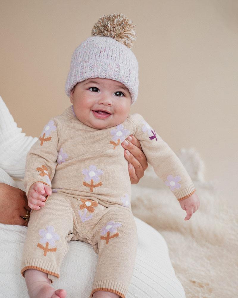 TUTU TIGERS FLOWERS KNITTED ROMPER – Minihaha