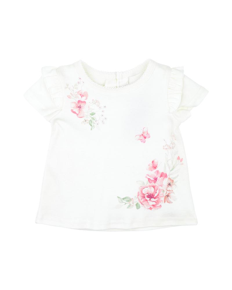 Evie Flower Tee - Shop Cloud Evie Flower Tee Now – Minihaha