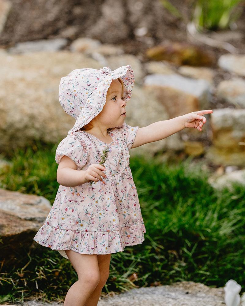 ZOE PRINT SS OVERLAY DRESS | Minihaha