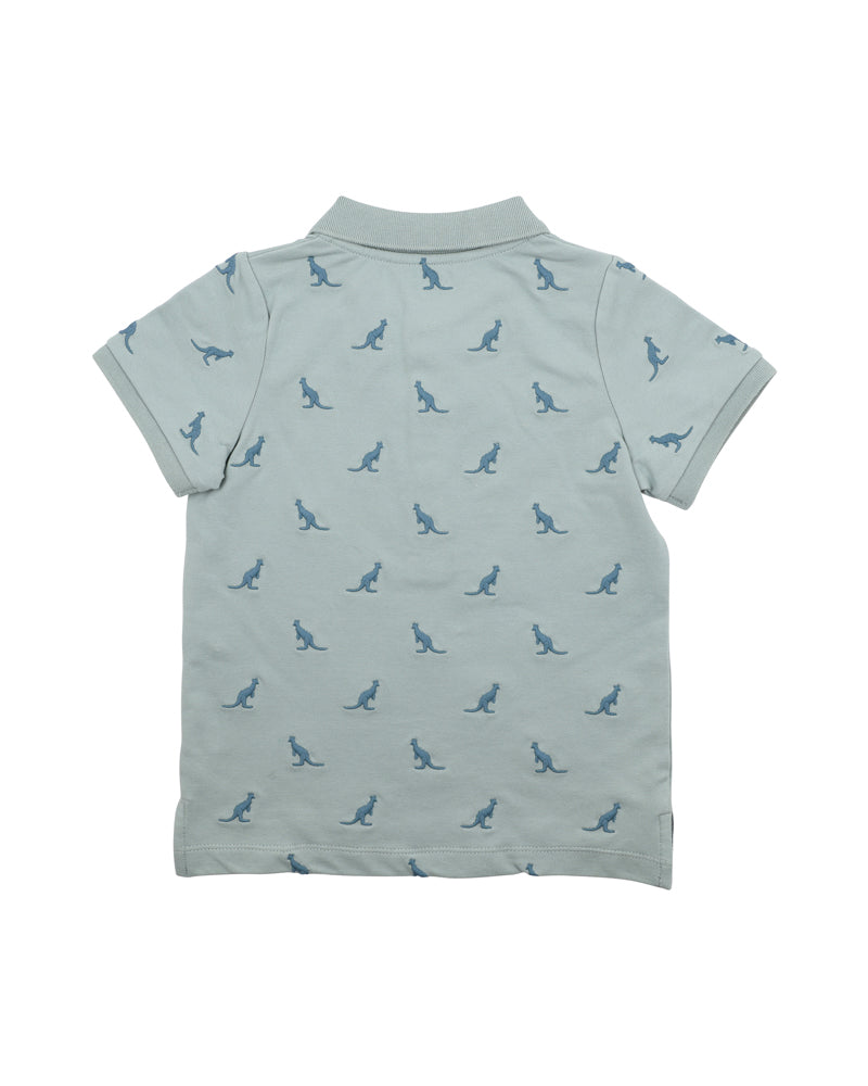 ATTICUS KANGAROO EMBROIDERED POLO 3-5YRS – Minihaha