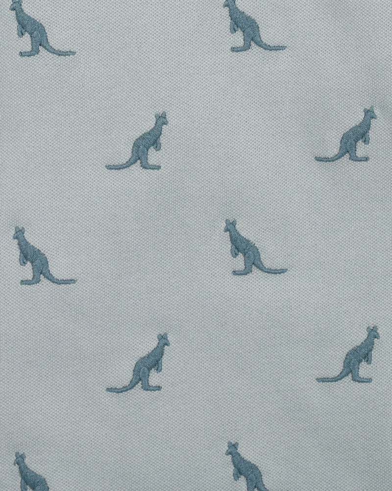 ATTICUS KANGAROO EMBROIDERED POLO 3-5YRS – Minihaha