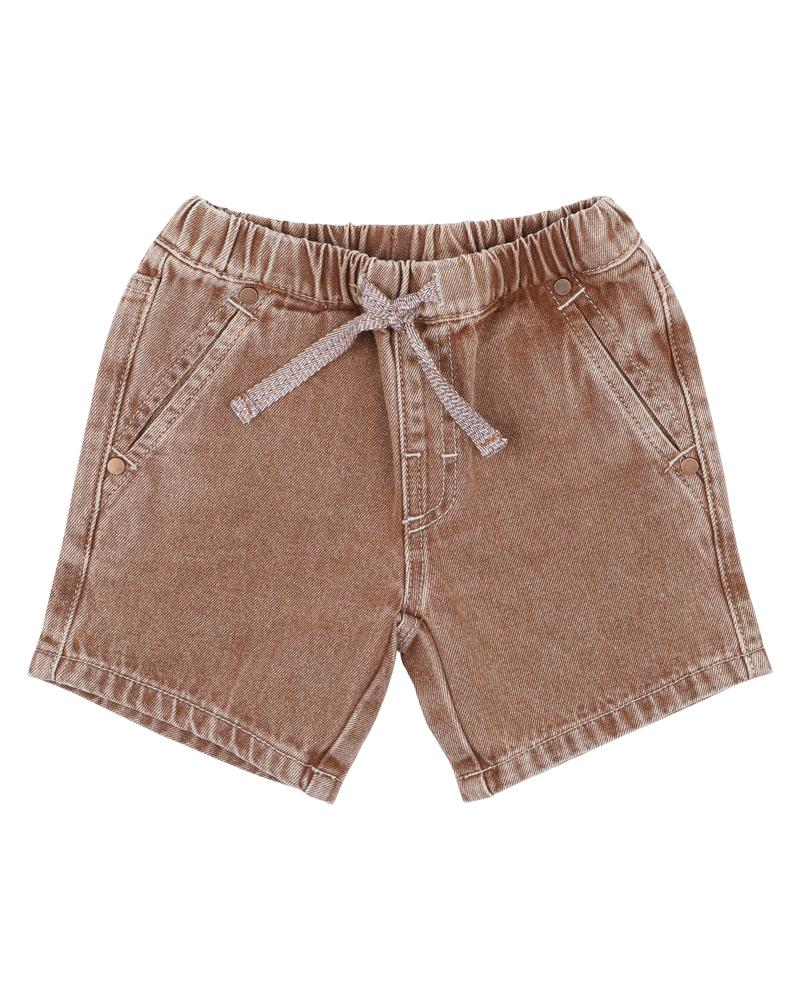 BOYS BROWN DENIM SHORTS 3-5 YRS – Minihaha
