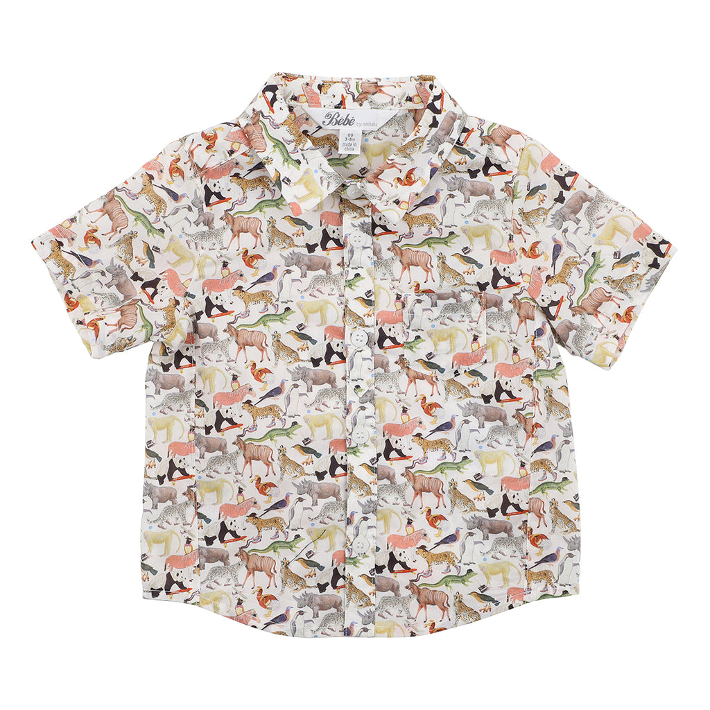 LIBERTY ANIMAL PRINT SHIRT – Minihaha